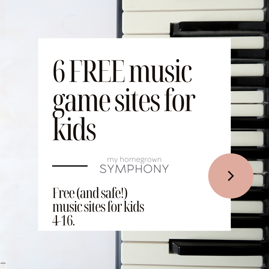 6 FREE Music Game Sites for Children – My Homegrown Symphony