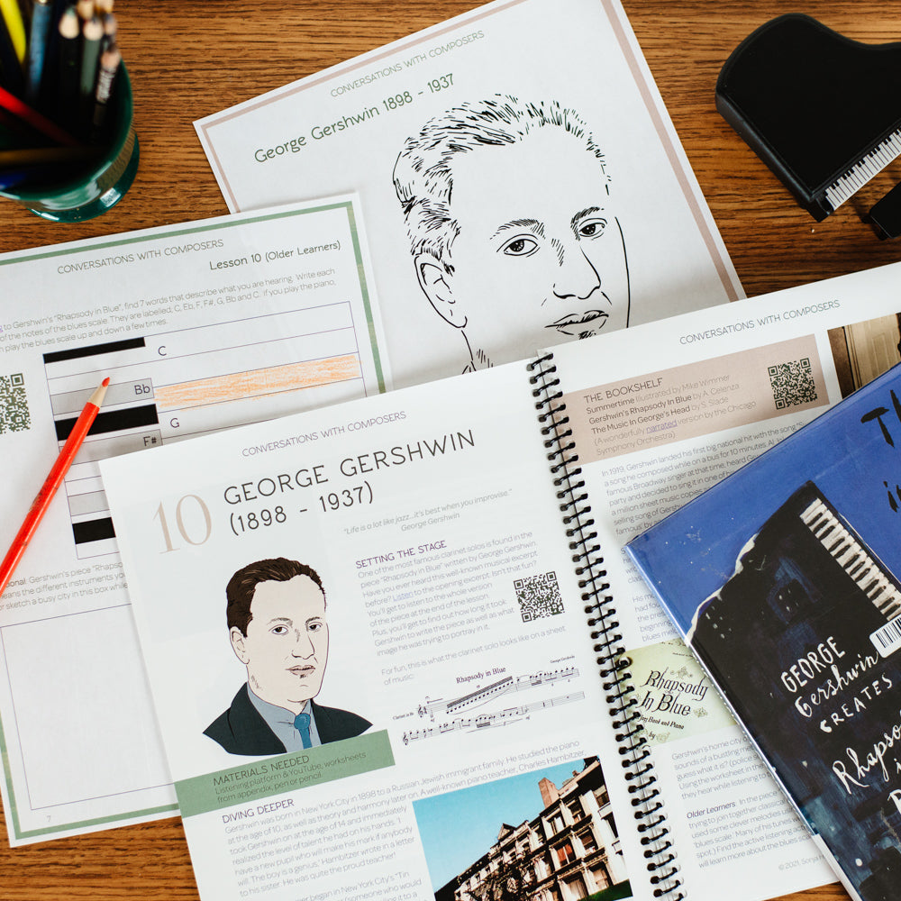 "GEORGE GERSHWIN" from "CONVERSATIONS WITH COMPOSERS" (Individual DIGI ...